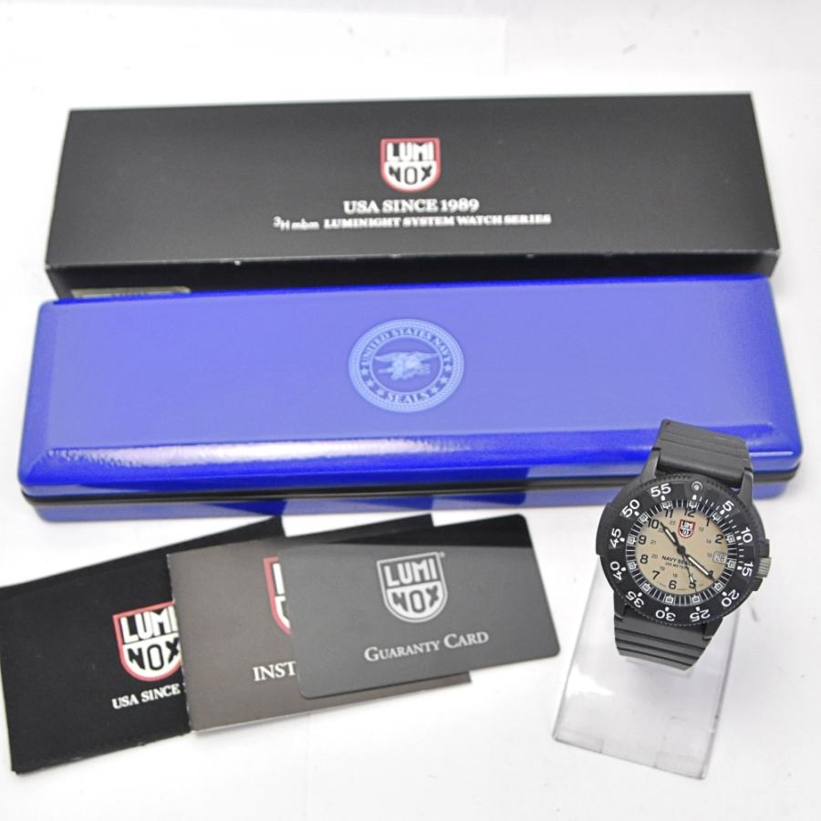 LUMINOX ルミノックス Ref.3013 ネイビーシールズ 3000シリーズ クォーツ メンズ 美品 内箱・保証書付き O#140030 ...