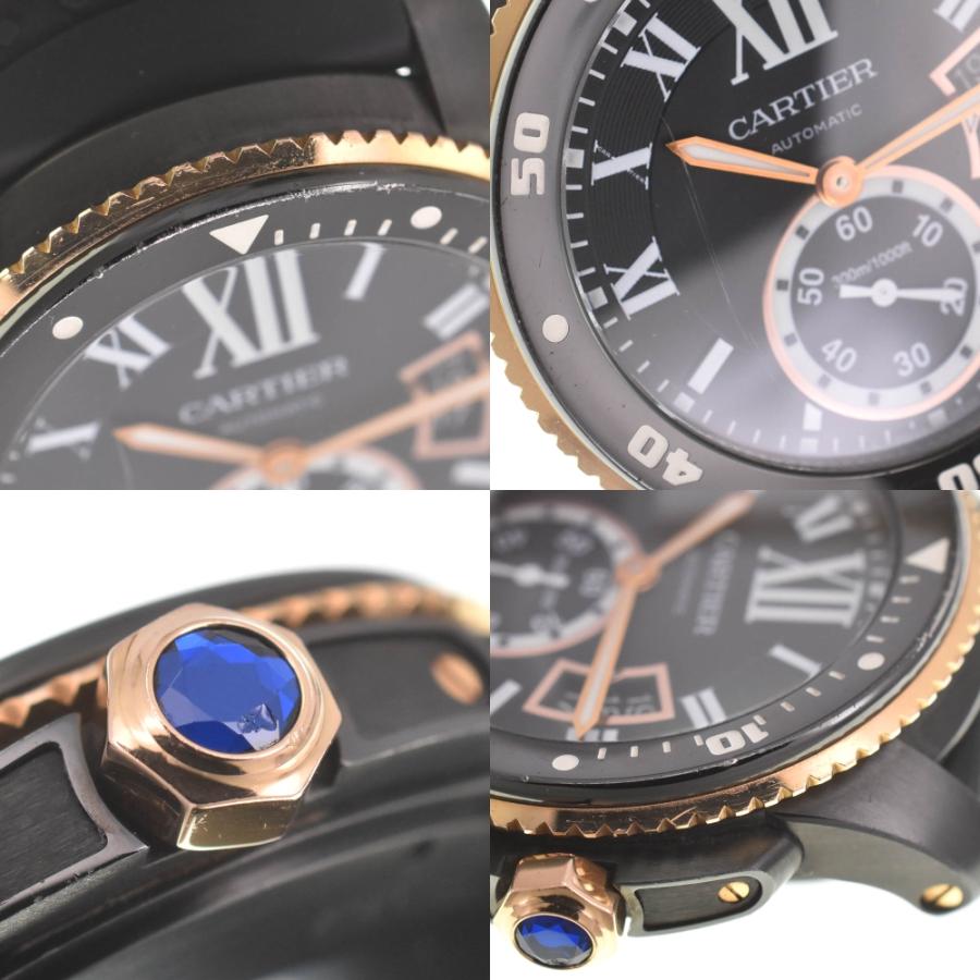 Cartier カルティエ CARTIER W2CA0004 カリブル ドゥ ダイバー 自動巻き メンズ J#140031 ...