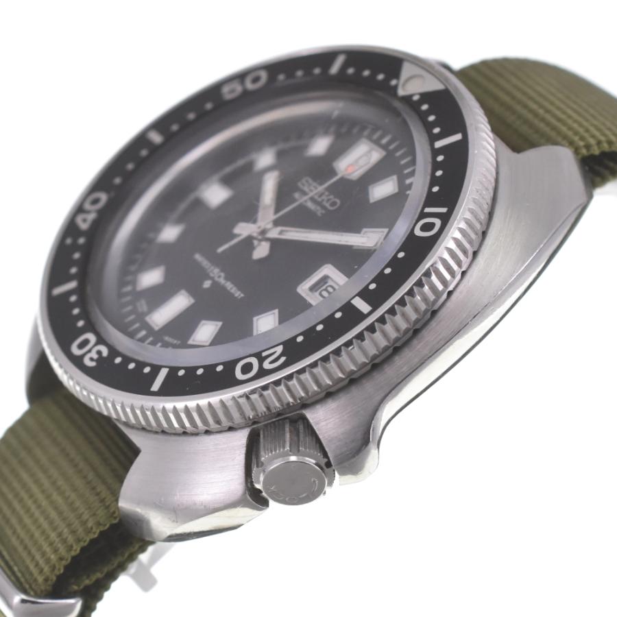 SEIKO セイコー 6105-8110 セカンドダイバー 植村直己モデル Cal.6105B 自動巻き メンズ 良品 N#140652 ...