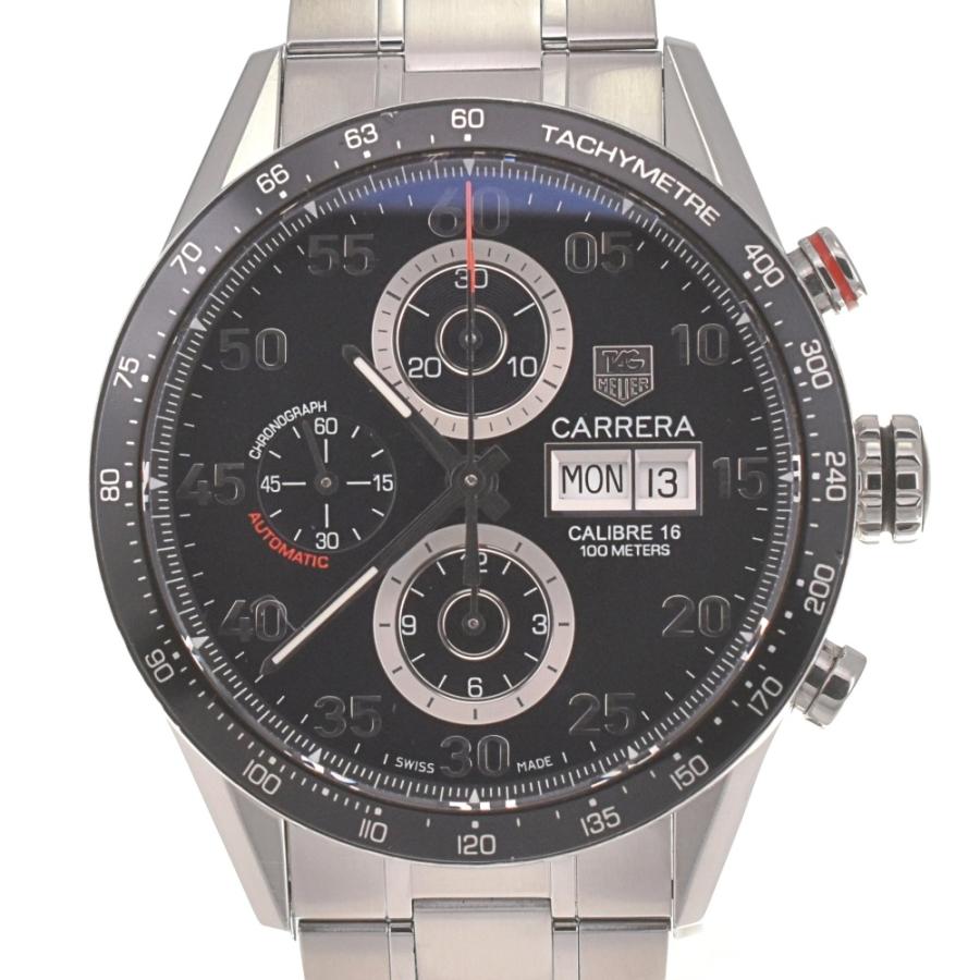 TAG HEUER タグホイヤー CV2A10.BA0796 カレラ クロノグラフ 裏スケ 自動巻き メンズ 良品 箱・保証書付き N ...