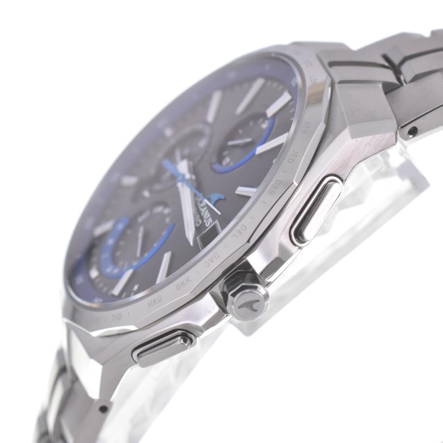 CASIO カシオ OCW-S5000-1AJF オシアナス マンタ チタン Bluetooth ソーラー電波 メンズ 極美品 内箱付き P ...