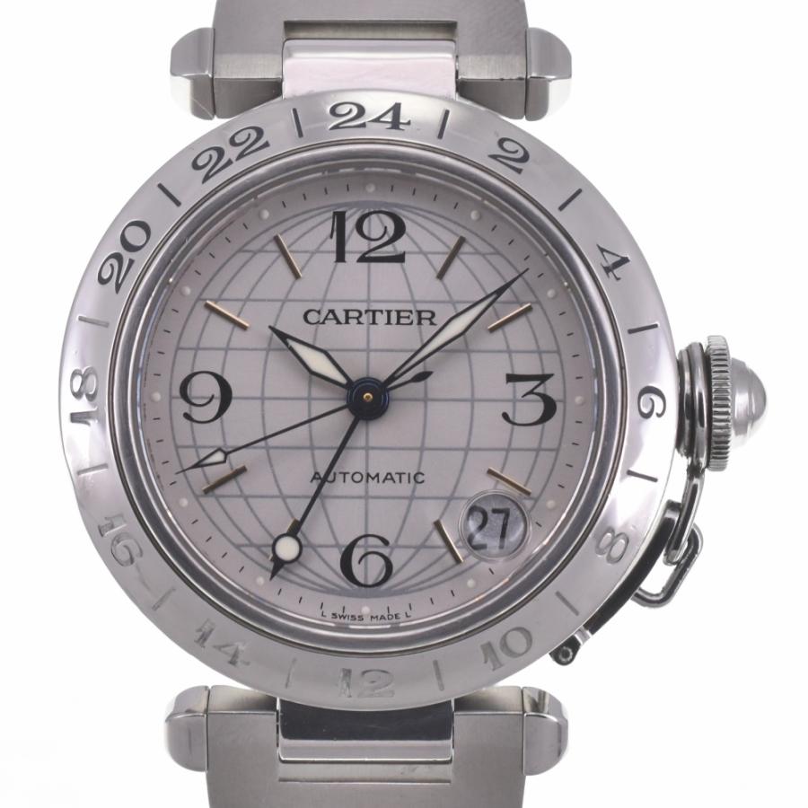 Cartier（カルティエ） 値下 CARTIER W31029M7/2377 パシャC メリディアン GMT デイト 自動巻き ユニセックス ...