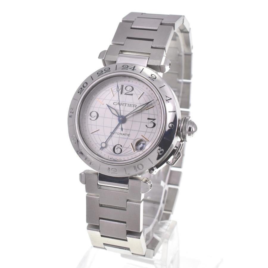 Cartier カルティエ CARTIER W31029M7/2377 パシャC メリディアン GMT デイト 自動巻き ユニセックス 良品 ...