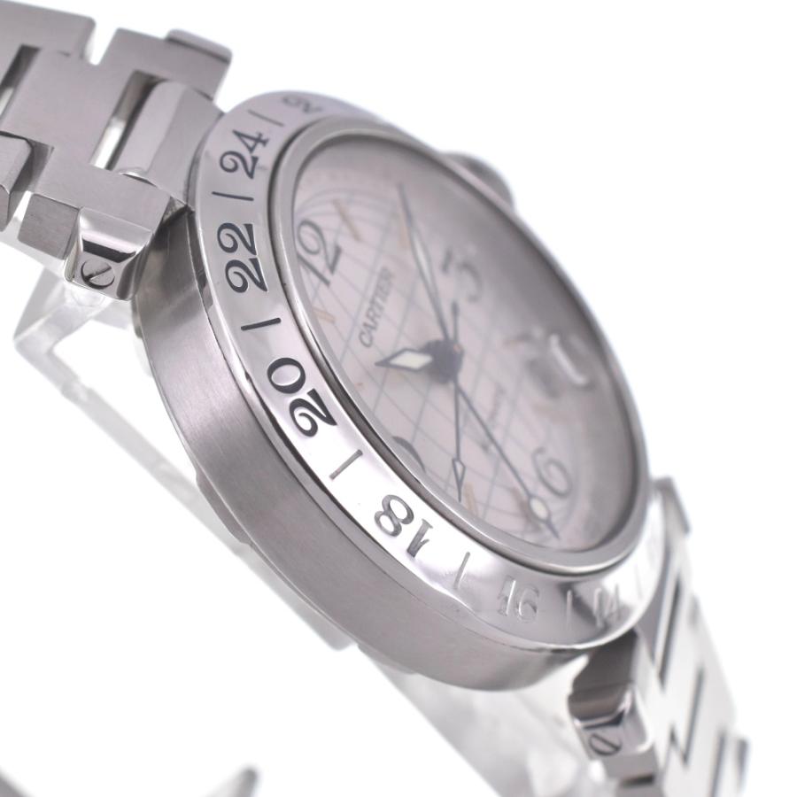 Cartier カルティエ CARTIER W31029M7/2377 パシャC メリディアン GMT デイト 自動巻き ユニセックス 良品 ...