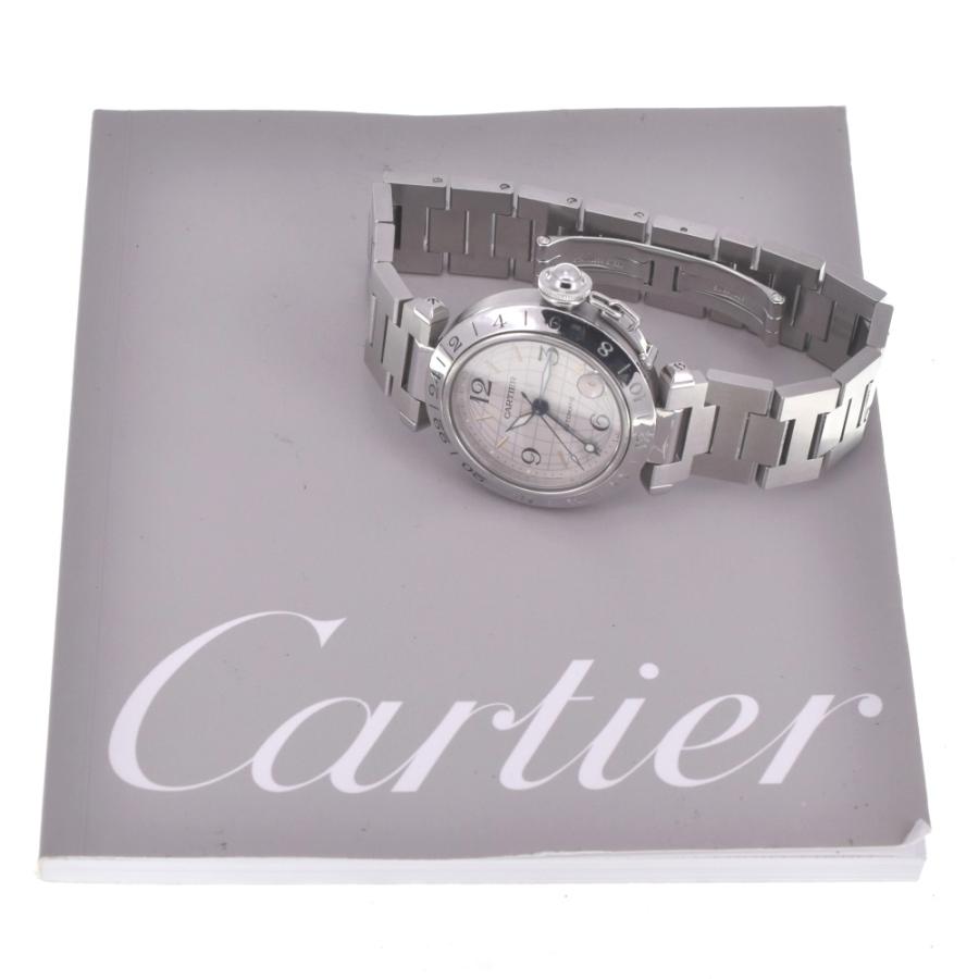 Cartier カルティエ CARTIER W31029M7/2377 パシャC メリディアン GMT デイト 自動巻き ユニセックス 良品 ...