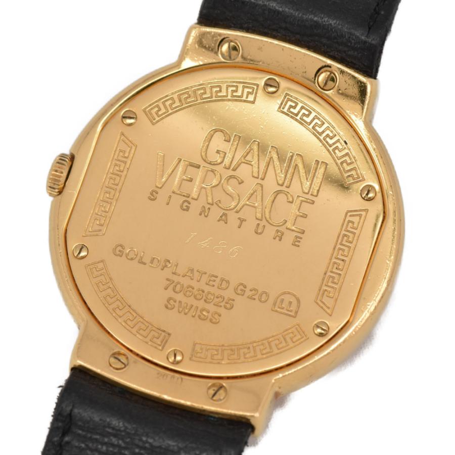 ☆良品【VERSACE】ヴェルサーチ ジャンニ・ヴェルサーチ メデューサ 7066925 クォーツ レディース J#98463 :98463 ...