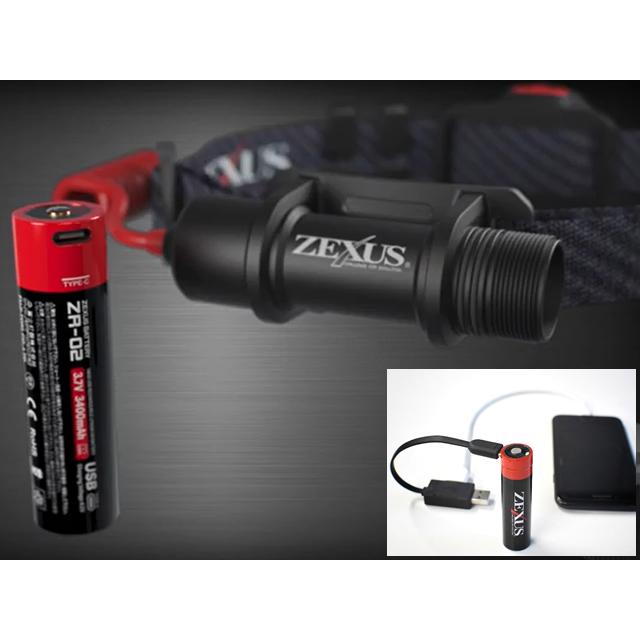 冨士灯器 ZEXUS LED LIGHT ZX-R380（充電タイプ） 高輝度 ヘッドランプ 防滴 防水 IPX4 可動式 ヘッド 充電式 USB : アオリイカ釣具 あおりねっとSHOP ...