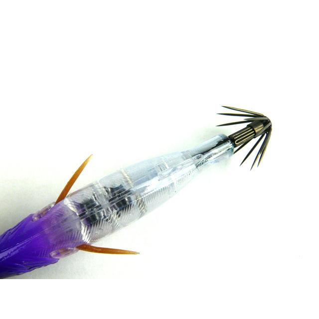 GEECRACK ジークラック(GEECRACK) 鯵助(AJISUKE) 60mm ＃108 UVパープルヘッド スッテ ドロッパー オモリグ イカメタル 仕掛け : アオリイカ釣具 あお ...