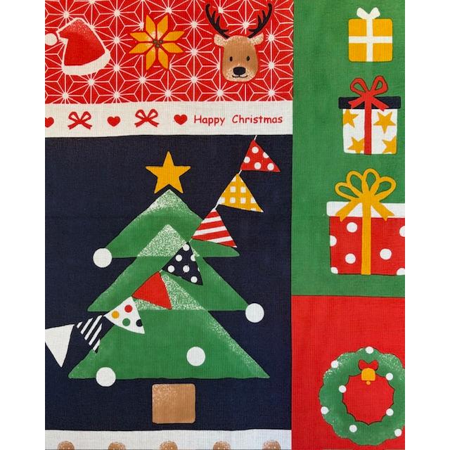 絵手ぬぐい「クリスマスパッチワーク/濱文様」（季節・クリスマス・粋） : Gocha青山茶舗 - 通販 - Yahoo!ショッピング