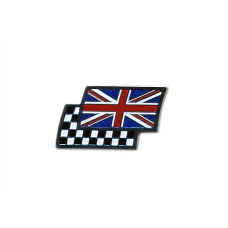 UNION JACK & CHECKER FLAG BADGE : AOYAMA PITIN - 通販 - Yahoo!ショッピング