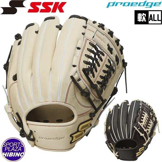 エスエスケイ（スポーツ用品） エスエスケイ(ssk) 一般軟式野球 プロエッジ オールラウンド用 (24ss) 軟式グラブ 軟式グローブ キャメル×ブラック/ブラック×キャメル ...