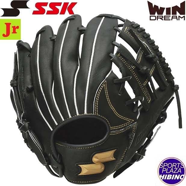 エスエスケイ（スポーツ用品） エスエスケイ(ssk) 少年軟式野球 ウインドリーム オールラウンド用 (24ss) 軟式グラブ 軟式グローブ ジュニア ブラック WJG124-90 ...