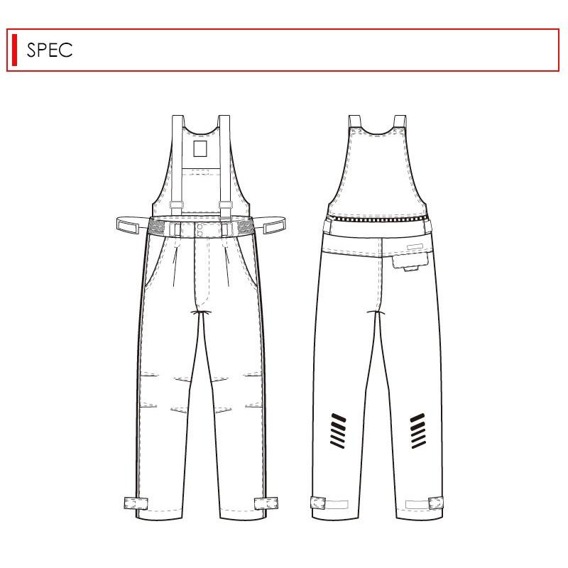 アイトス 防寒サロペット 作業服 サロペット 重防寒 作業着 撥水 AITOZ 6064 光電子シリーズ : ApparelBank - 通販 - Yahoo!ショッピング