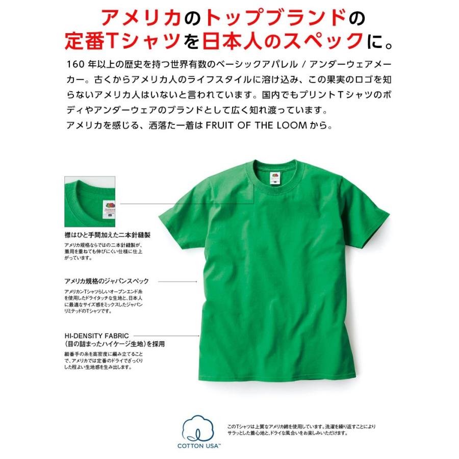 Tシャツ メンズ フルーツオブザルーム FRUIT OF THE LOOM USA Tシャツ メンズ フルーツオブザルーム FRUIT OF THE LOOM USA