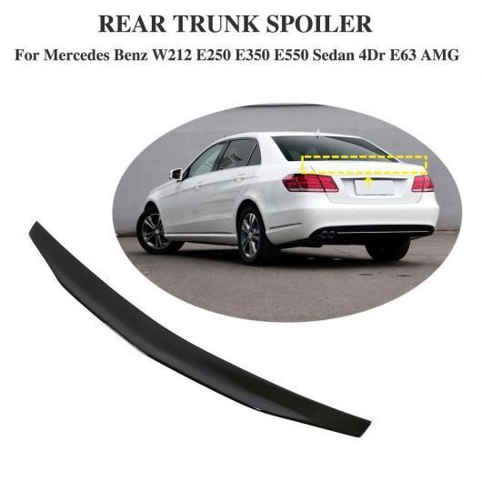 適用: メルセデス W212 カーボン スポイラー Eクラス セダン 4 ドア E63 カーボンファイバー リア トランク ウイング AL-DD-8722 AL : オートパーツエージェンシー ...