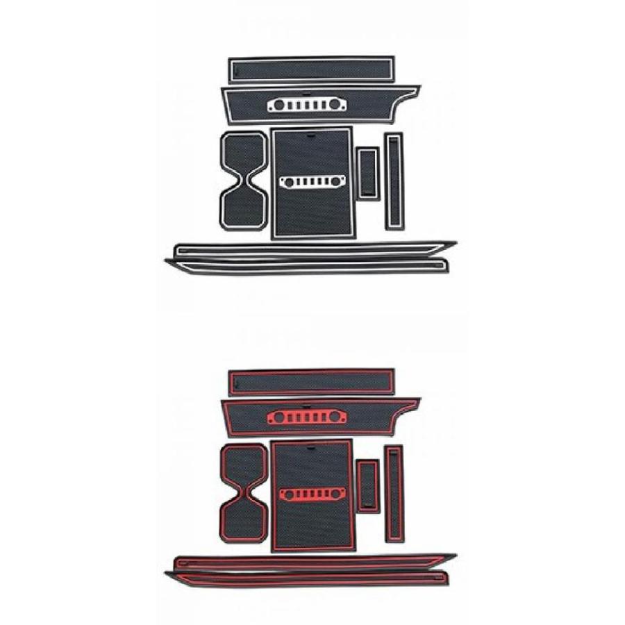 2019 2020 適用: スズキ ジムニー JB64W 右ハンドル ドア スロット ウォーター コースター ホワイトルミナス・レッド AL ...