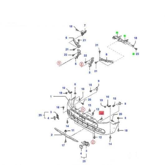 スクリュー 適用: エクステリア 装飾 マッドガード 9CF600516B マツダ フロント リア バンパー セルフ タッピング 20ピース ...