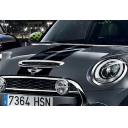 MINI純正 スポーツ・ストライプ・エンジンフード/トランク・セット（F56/F57）（ブラック） :51142414310:APdirect ...