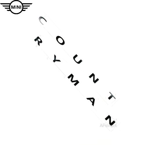 MINI（ミニ） MINI純正 "COUNTRYMAN" エンブレム (ブラック) (U25) : APdirect - 通販 - Yahoo!ショッピング