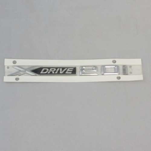 BMW BMW純正 "X DRIVE 20i" エンブレム(E84/F25/E83/F26) : APdirect - 通販 - Yahoo ...