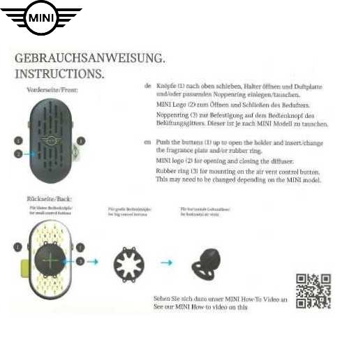 MINI純正 インテリア フレグランス “Natural Air” スターター キット : 83125a978e7 : APdirect ...