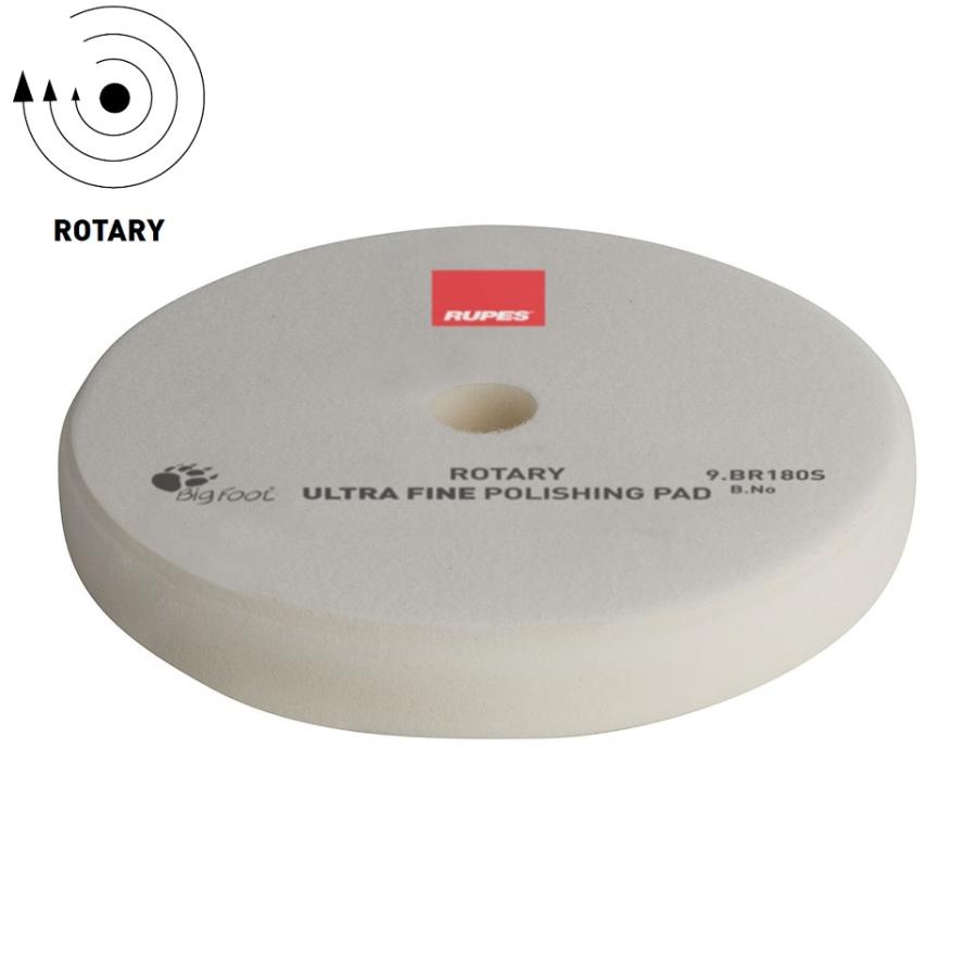 RUPES（ルペス） ビッグフット ROTARY ポリッシング ウレタンバフ 160mm ホワイト（ULTRAFINE）／カーポリッシング（車 ...