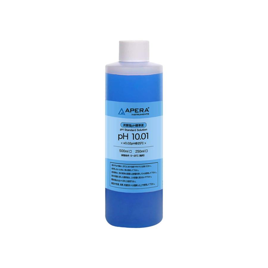 APERA INSTRUMENTS pH10.01 炭酸塩 pH標準液 色付き校正液 250ml 日本製 : Apera ...