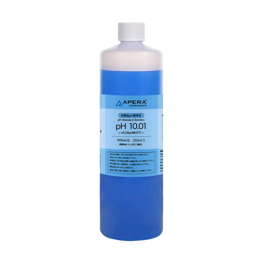 APERA INSTRUMENTS pH10.01 炭酸塩 pH標準液 色付き校正液 500ml 日本製 : Apera ...