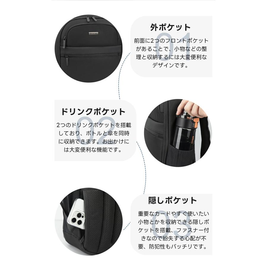 リュック 超軽量 メンズ リュックサック 2way 21L A4 サイズ 15.6インチ pc ノートパソコン usb充電ポート おしゃれ ...