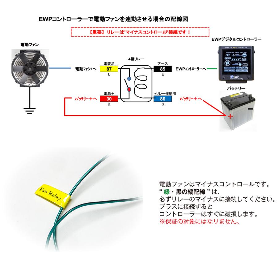 Davies,Craig EWP電動ウォーターポンプ専用 EWP ＆ 電動ファンデジタルコントローラー(PWM制御) : チューニング ...