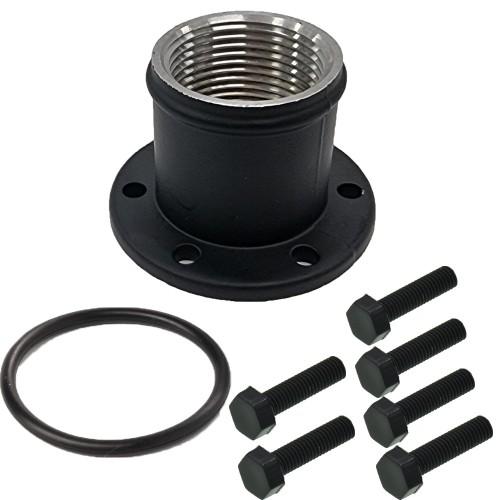 EWP80フランジタイプ/130/140用 アルミ製ホース38φストレートアダプター AN16雌ネジ付#8304 : チューニングスペシャリストのAPJ - 通販 - Yahoo!ショッピング