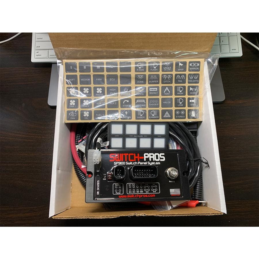 Switch Pros SP9100 PDMプログラム式8スイッチパネル : チューニングスペシャリストのAPJ - 通販 - Yahoo!ショッピング