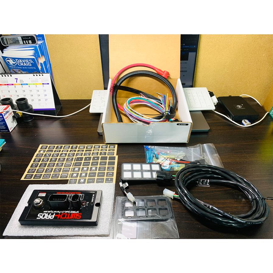 Switch Pros SP9100 PDMプログラム式8スイッチパネル : チューニングスペシャリストのAPJ - 通販 - Yahoo!ショッピング