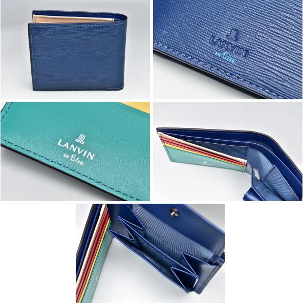 LANVIN en Bleu ランバンオンブルー イケテイ スタンパ小物 二つ折り