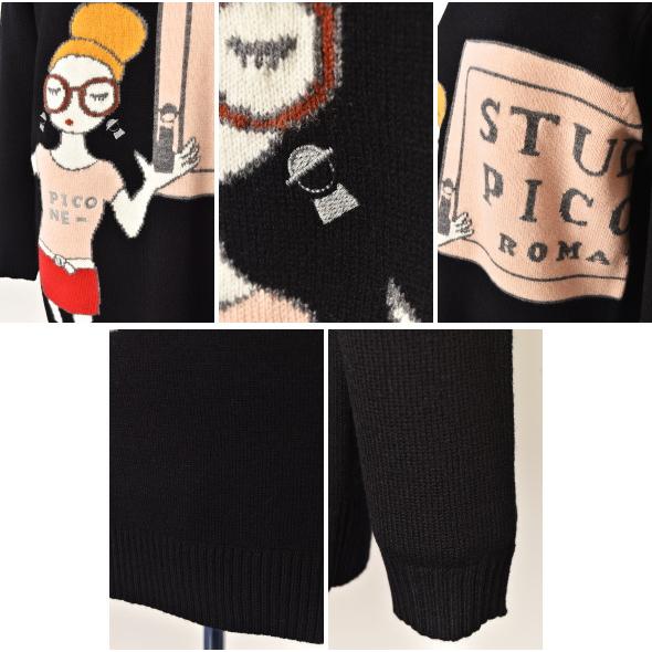STUDIO PICONE 50％OFFセール！ スタジオ ピッコーネ ROMA 2023秋冬新作 レディース ニットプルオーバー アウトレット : ATELIER PLATON - 通販 ...