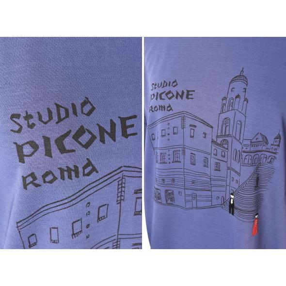 STUDIO PICONE スタジオ ピッコーネ ROMA 2025春夏新作 レディース フリル袖半袖Tシャツ チュニック : ATELIER PLATON - 通販 - Yahoo!ショッピング
