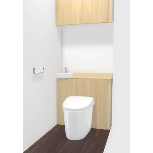 サティス LIXIL YDS-H385H2/JPW JフィットI型(手洗付・H5グレード・801-850mm・排水芯120mm・200-550mm)SUC-P871/JP(奥行調整部材 ...