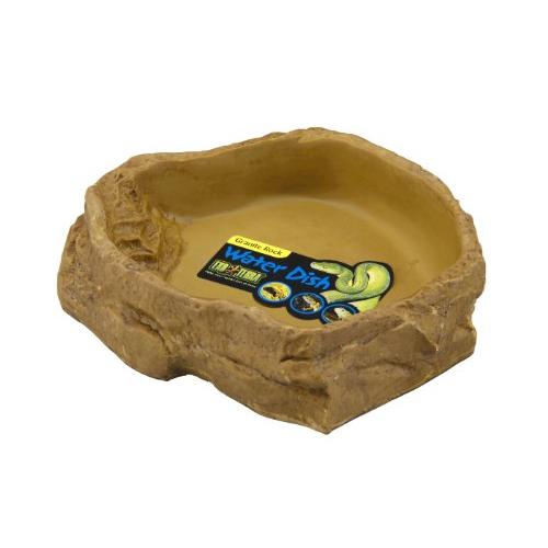 GEX EXOTERRA ウォーターディッシュXL PT2804 爬虫類用 水飲み皿 自然の岩イメージ ひっくり返しにくい W27.5×D23×H6.5cm : APMストア - 通販 ...