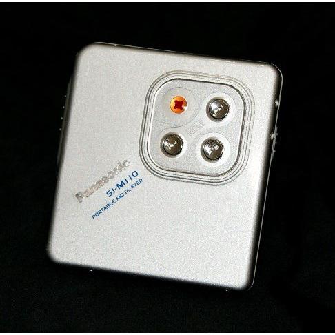 Panasonic パナソニック SJ-MJ10-S シルバー ポーダブルMDプレーヤー MDLP対応 （MD再生専用機/MDウォークマン ...