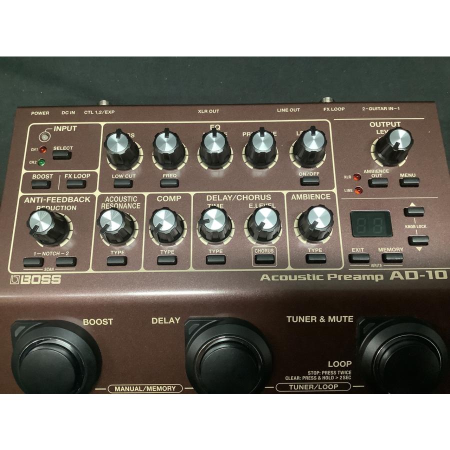 BOSS AD-10 Acoustic Preamp (ボス AD10 エレアコ プリアンプ DI )【長岡店】 : あぽろんYahoo!店 - 通販 - Yahoo!ショッピング