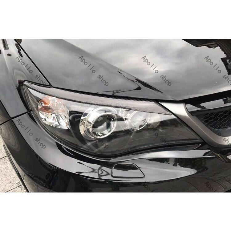 ブランド登録なし [ カーボン] アイライン WRX GRB GVB インプレッサ エアロ カスタム GE GH STI ハッチバック EJ20 GVF GRF ヘッドライ : Apollo ...