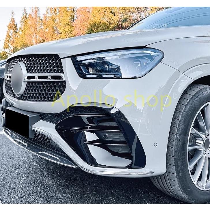 メルセデス ベンツ GLEクラス 2024+ W167 C167 GLE450 GLE53 AMG フロントバンパーグリルフォグランプエアベントカバ 2p 2色選択 : Apollo shop ...