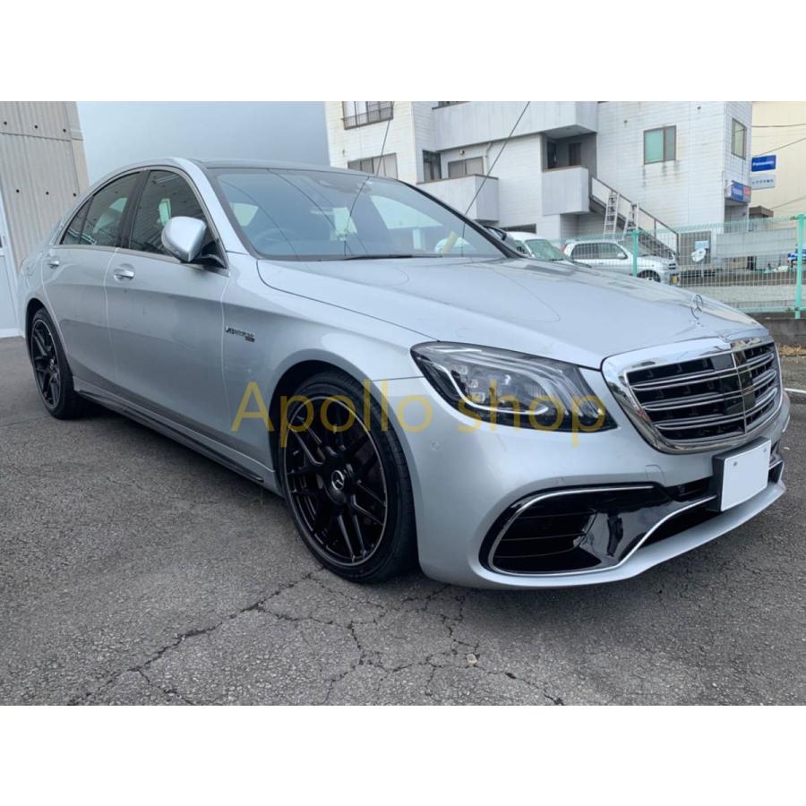 Benz メルセデス ベンツ W222 Sクラス 等 ￥'￥'S11M￥'￥' 20インチ アルミ ホイール マットブラック 4本 セット 足回り カスタム 外装 : Apollo shop ...