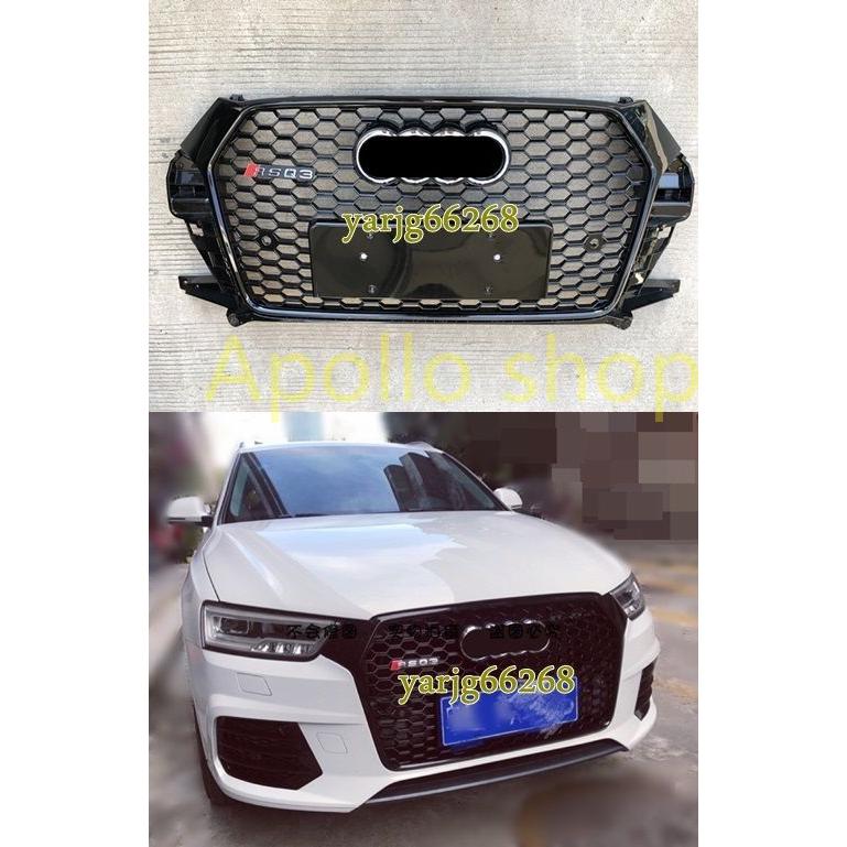 ブランド登録なし アウディQ3 後期 RSQ3グリル 2016〜2018 ブラックグリル メッキエンブレム : Apollo shop - 通販 - Yahoo!ショッピング