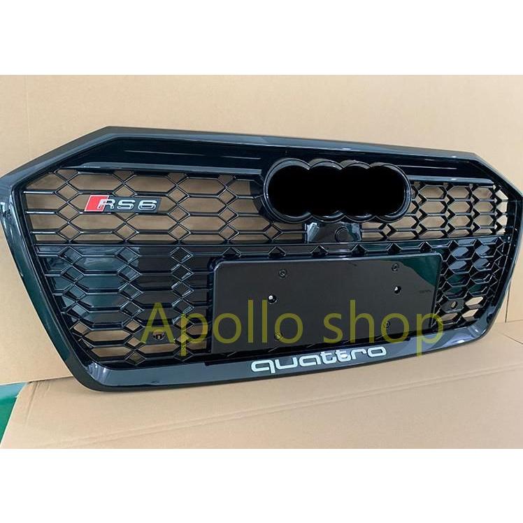 C8 Audi アウディ 2018-2023 A6L トリム RS6 フロントグリル 1個 : Apollo shop - 通販 - Yahoo!ショッピング