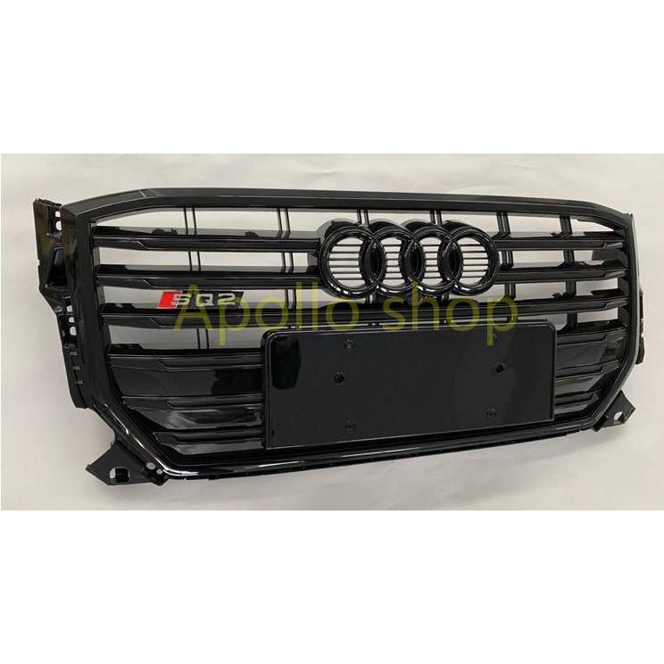 アウディQ2 後期 RSQ2 SQ2 グリル 2018〜2021 ブラックグリル メッキエンブレム : Apollo shop - 通販 - Yahoo!ショッピング