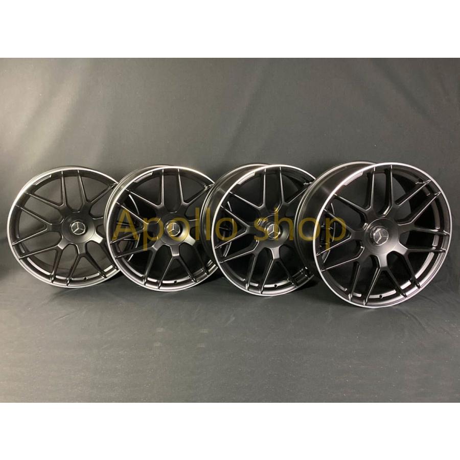 Benz ベンツ 22インチ アルミホイール マットブラック ￥'￥'S11M￥'￥' W222 S-Class 等 4本set 9.0J 10.0J 5H 112 66.6 ...