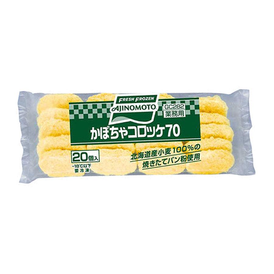 AJINOMOTO 味の素 かぼちゃコロッケ 70g×20個 ( 南瓜 / 甘め お惣菜 じゃがいも ) [ 1101809 ] : A-プライスオンラインショップ - 通販 - Yahoo ...