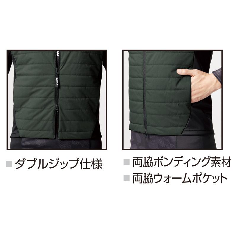 BURTLE バートル 3214 サーモクラフト ヒーターベスト XXL 2024秋冬2023 即日出荷 防風 防水 撥水 ストレッチ おしゃれ かっこいい : アパレルモード - 通販 ...