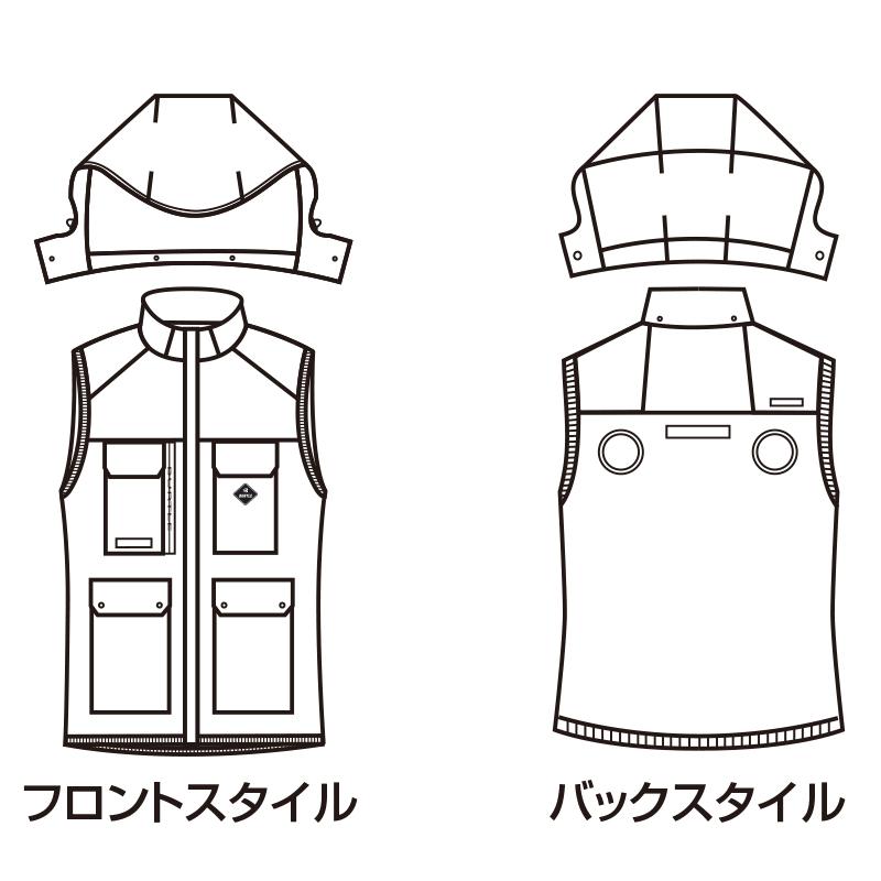 BURTLE バートル エアークラフト AC2034 3xl ハイバックファン ACベスト 大きいサイズ 2024モデル フルハーネス対応 : アパレルモード - 通販 - Yahoo!ショッピング